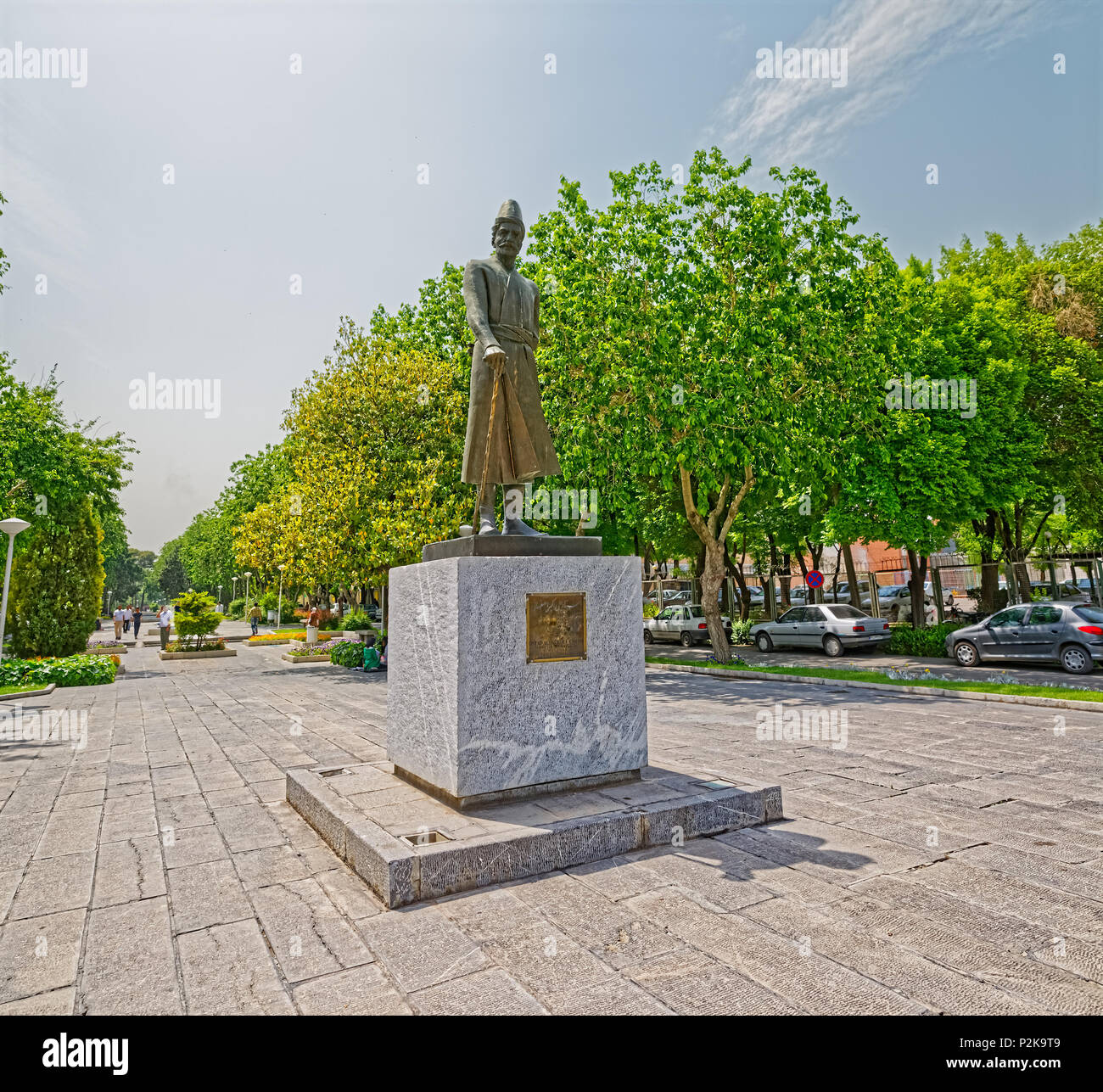Ostad Ali Akabar Isfahani statue Stock Photo - Alamy