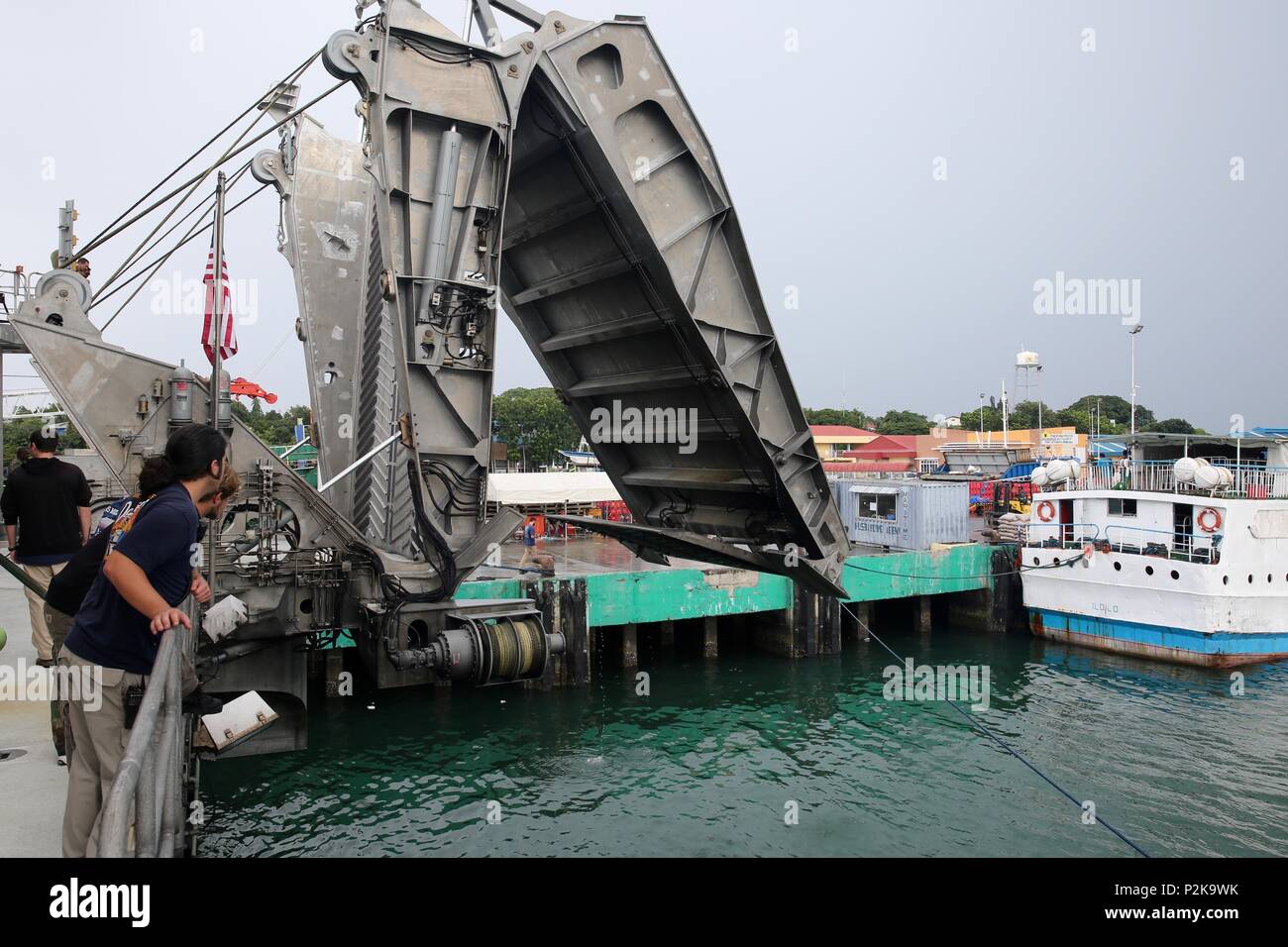 Expeditionary fast transport ship usns millinocket t epf 3 hi-res stock ...