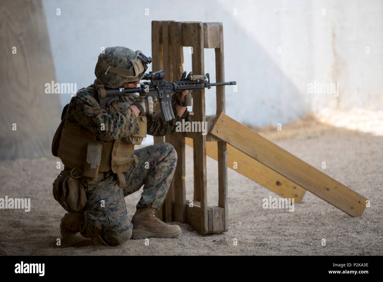U.S. Marine Corps Lance Cpl. Wyatt Merrill, a team leader with Fox ...