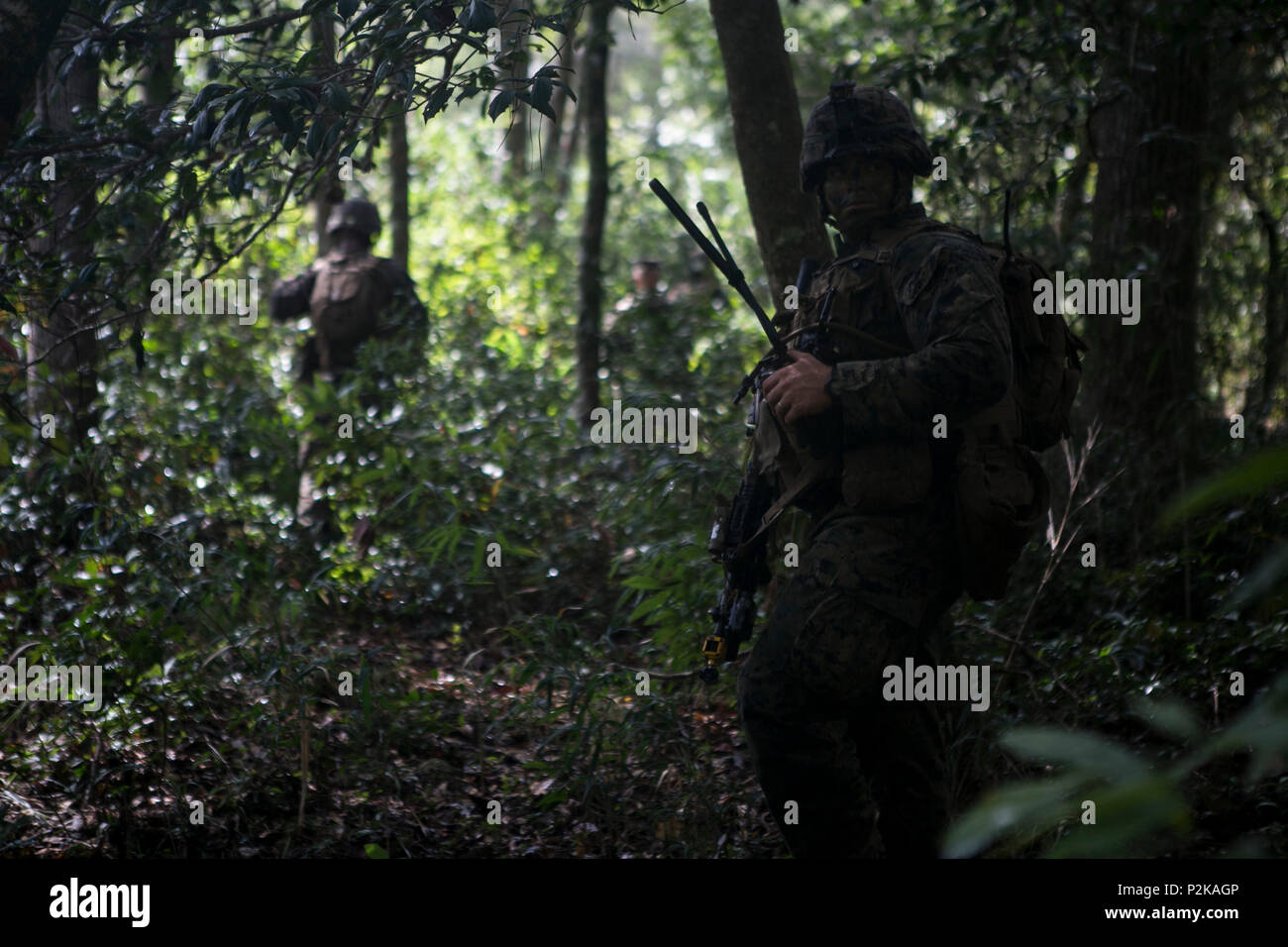U.S. Marine Corps Lance Cpl. Benjamin P. Whitley with 2nd Battalion ...