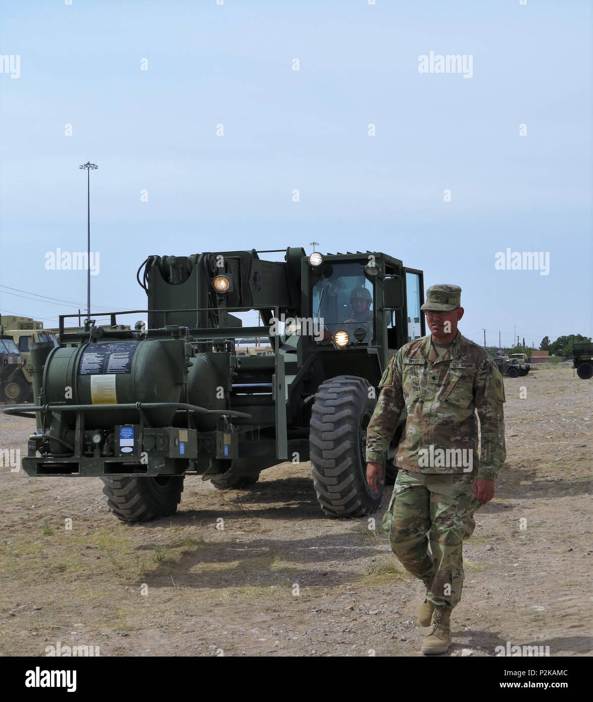 U.S. Army Reserve Sgt. Jacinto Ponciano and Spc Emmanuel Brito, wheeled ...