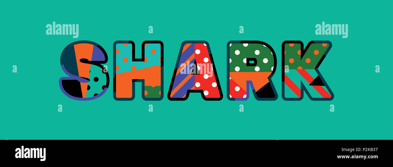 Shark typography hi-res stock photography and images - Alamy