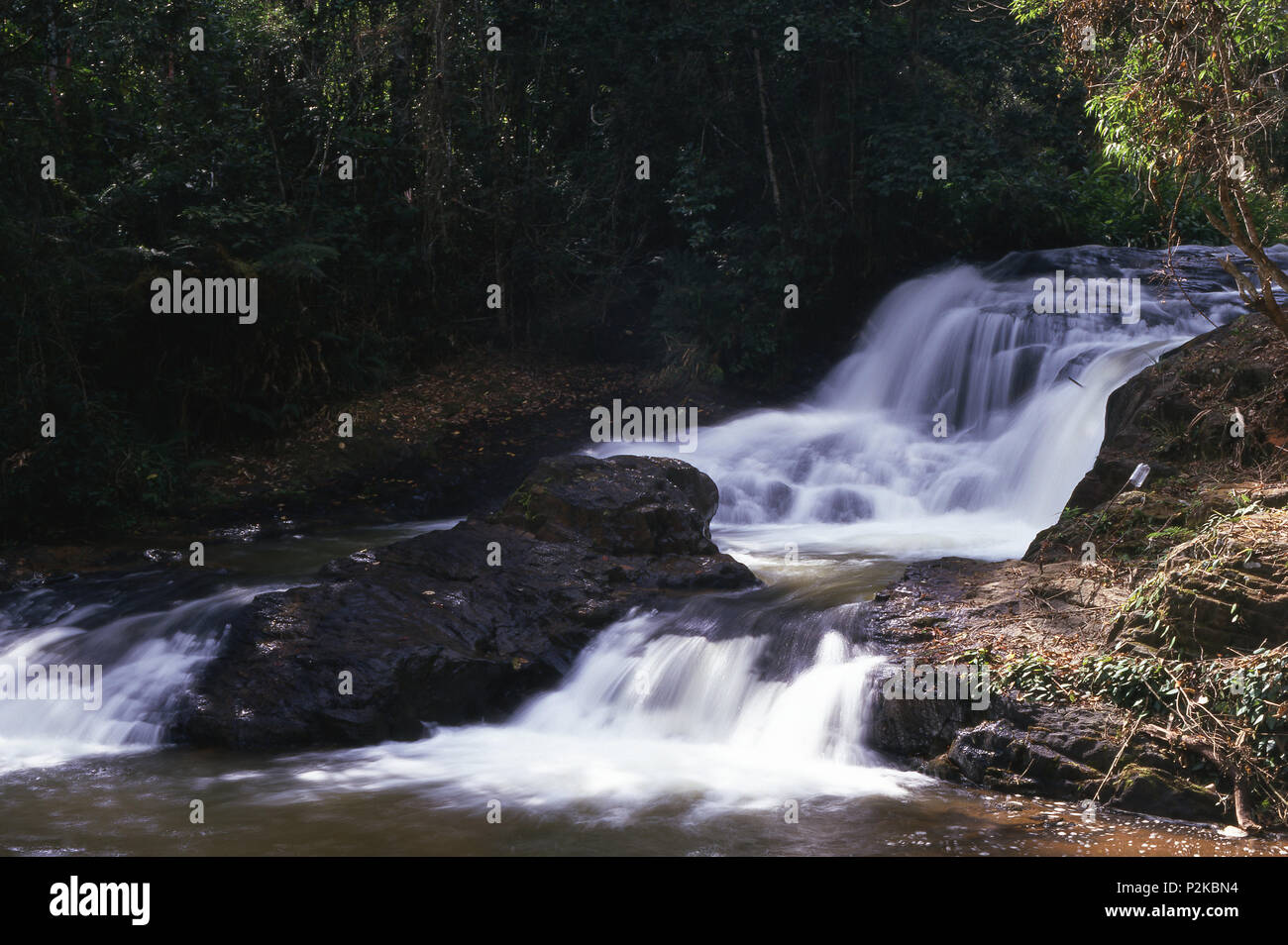 Waterfall, Santa Isabel, Sao Paulo, Brazil Stock Photo - Alamy