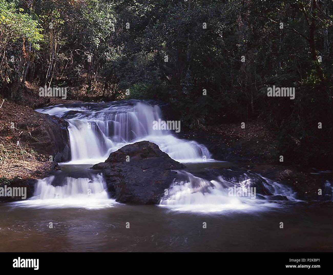 Waterfall, Santa Isabel, Sao Paulo, Brazil Stock Photo - Alamy