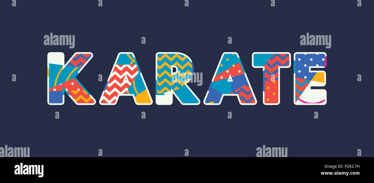 Karate typography hi-res stock photography and images - Alamy