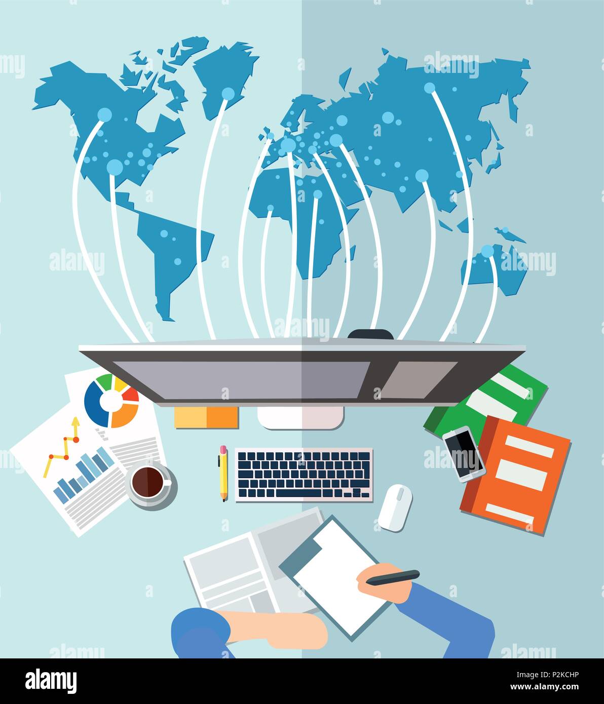 Global expansion icon vector vectors hi-res stock photography and ...
