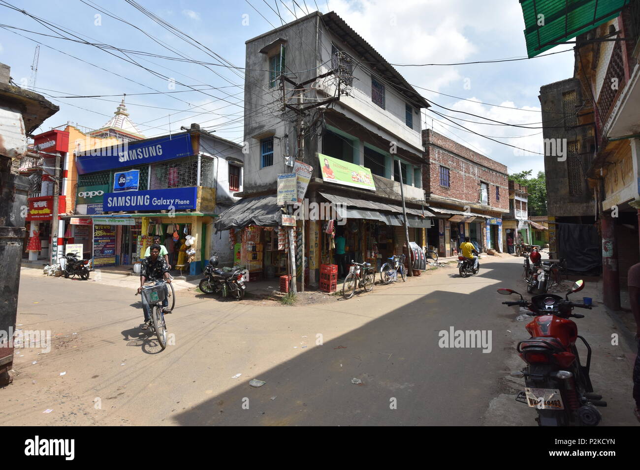 Garh Bhabanipur bazaar area of Udaynarayanpur block of Howrah district ...