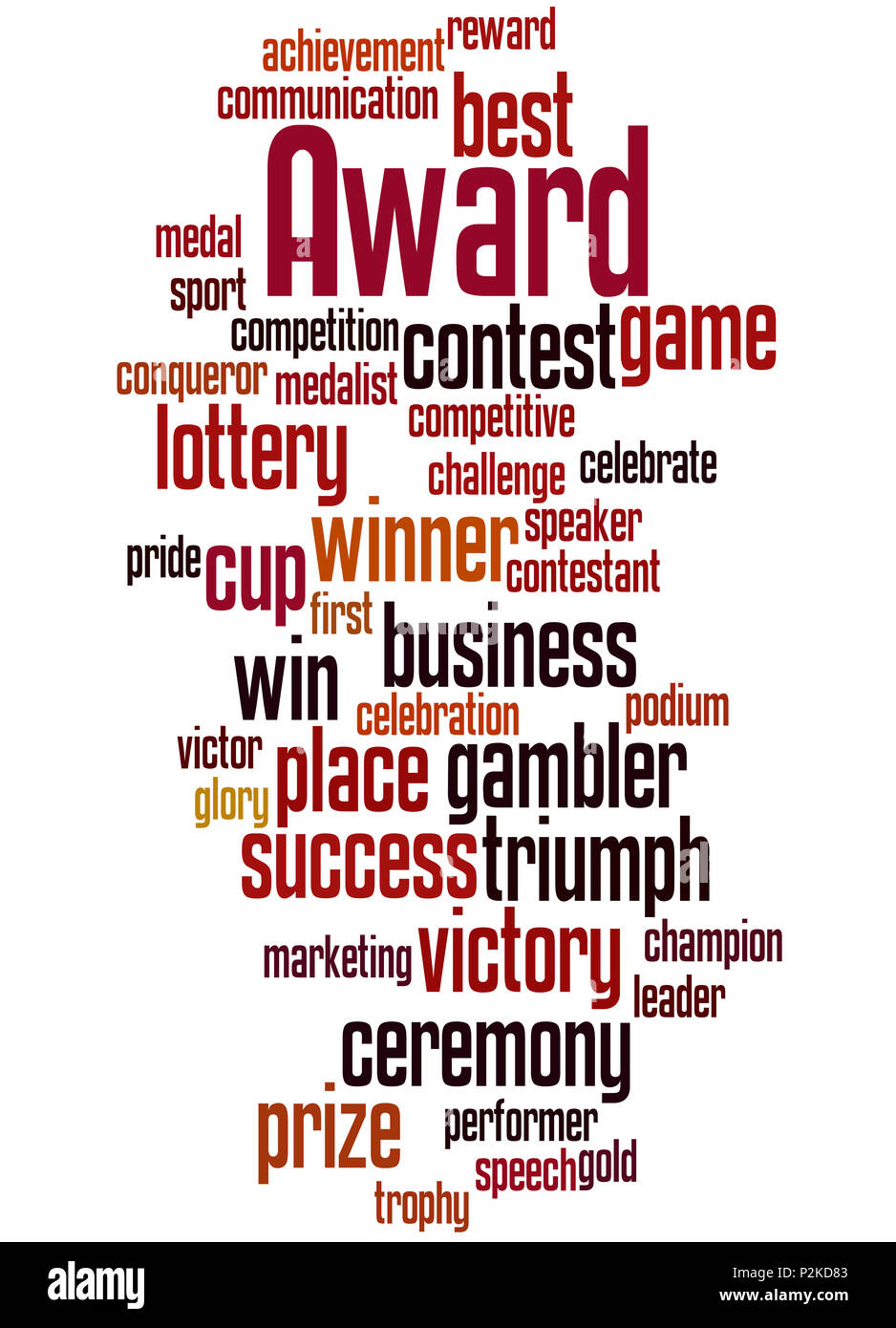 Award, word cloud concept on white background Stock Photo - Alamy