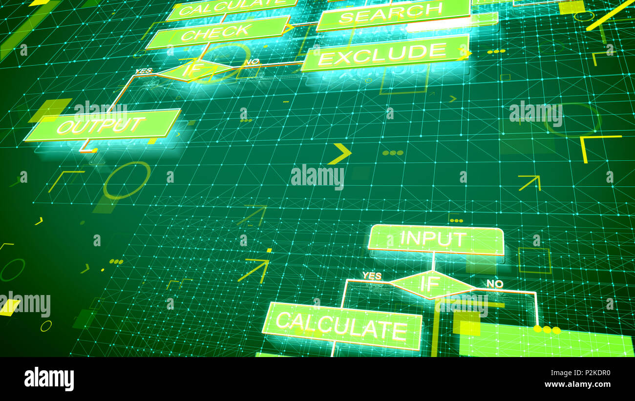 Flow chart square hi-res stock photography and images - Alamy