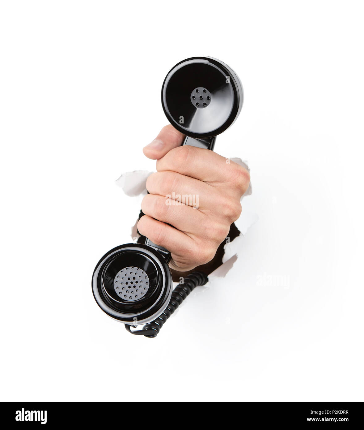 Old Phone Off The Hook Cut Out Stock Images & Pictures - Alamy