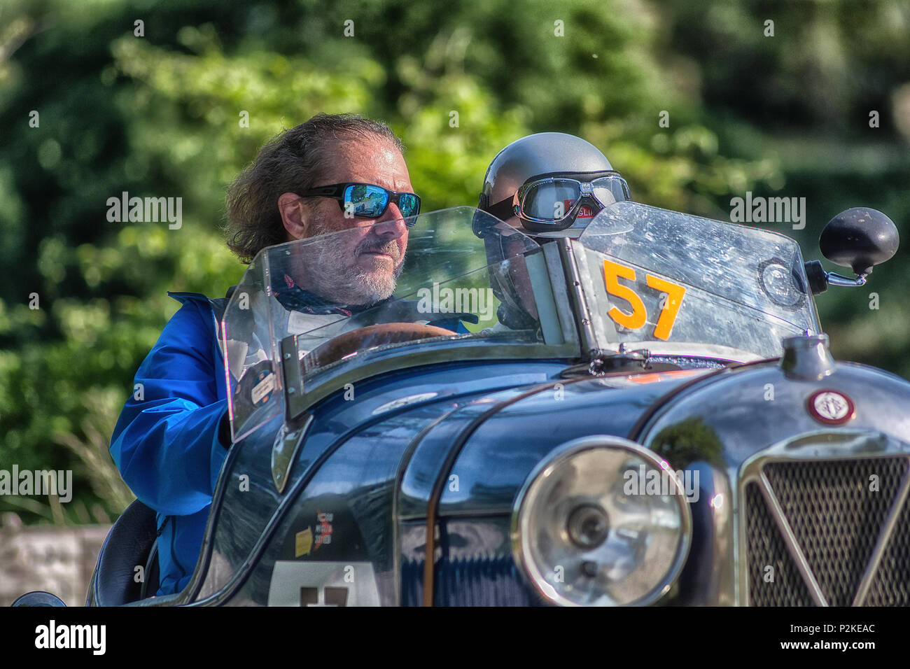 PESARO COLLE SAN BARTOLO , ITALY - MAY 17 - 2018 : SALMSON GS 8 GD ...