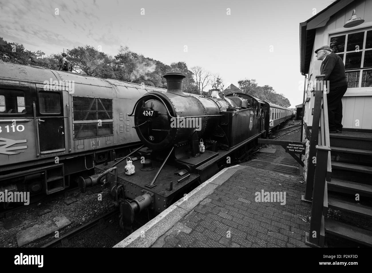 Bodmin wenford steam railway hi-res stock photography and images - Alamy