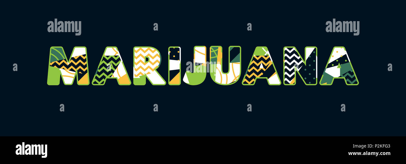 Cannabis typography hi-res stock photography and images - Alamy