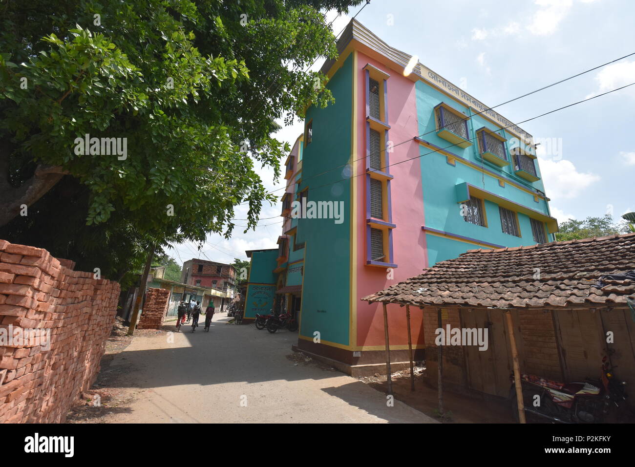 Garh Bhabanipur bazaar area of Udaynarayanpur block of Howrah district ...