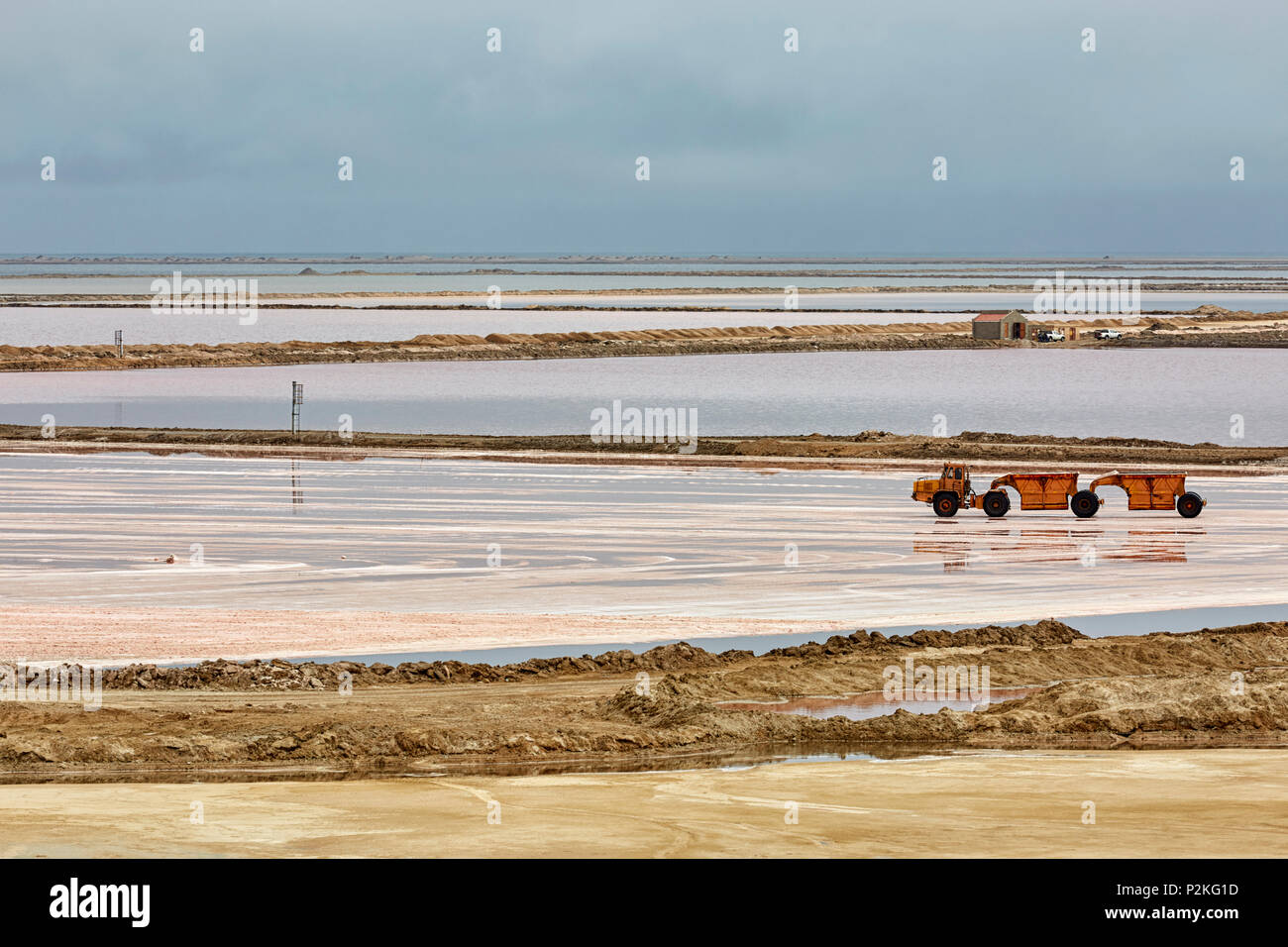 Salt Works in Walvis Bay, Namibia, Africa Stock Photo - Alamy
