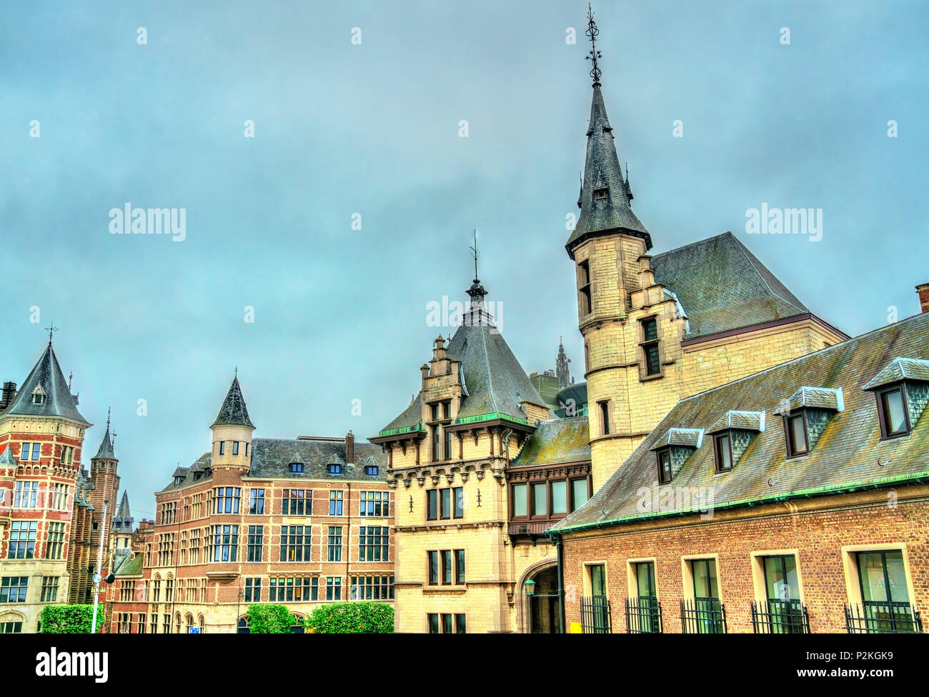 Historic buildings in the old town of Antwerp, Belgium Stock Photo - Alamy