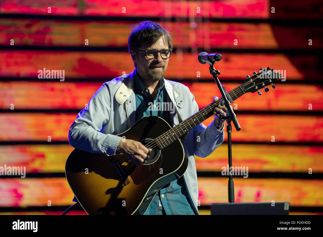 Recording artist Rivers Cuomo, lead singer of the platinum album ...