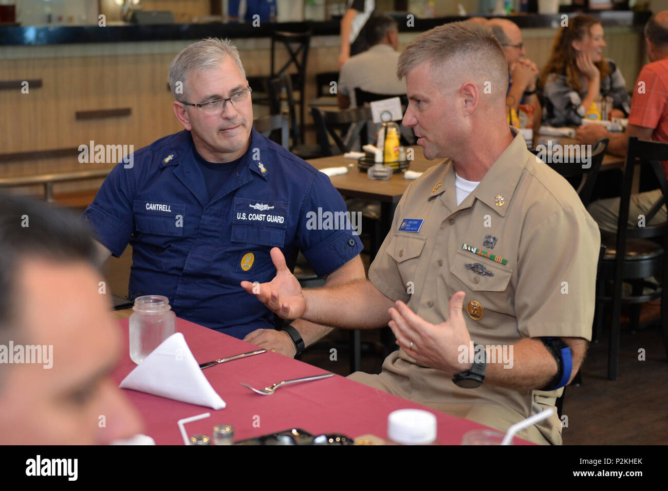 The Master Chief Petty Officer of the Coast Guard, Master Chief Steven ...