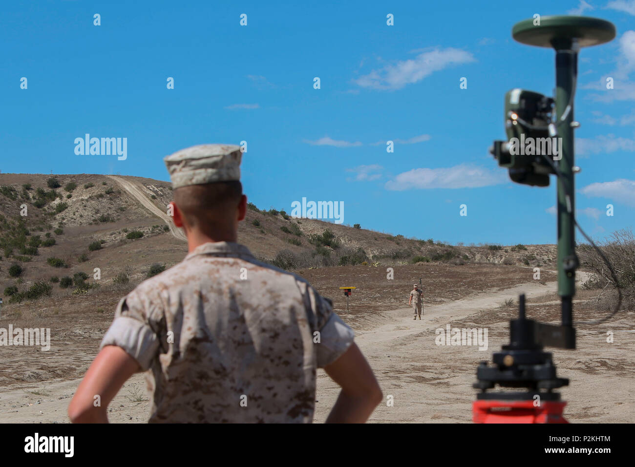 2nd Lt. John Netherland and 2nd Lt. Evan Neese, both with Headquarters ...
