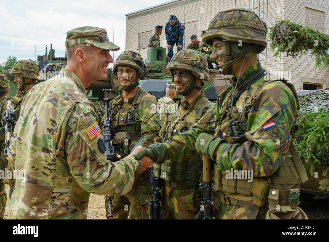 U.S. Army Maj. Gen. John Gronski, deputy commanding general, United ...