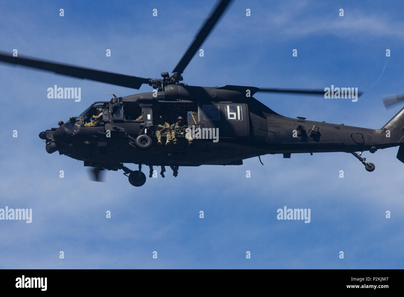 A U.S. Army MH-60 Blackhawk assigned to Special Operations Command ...