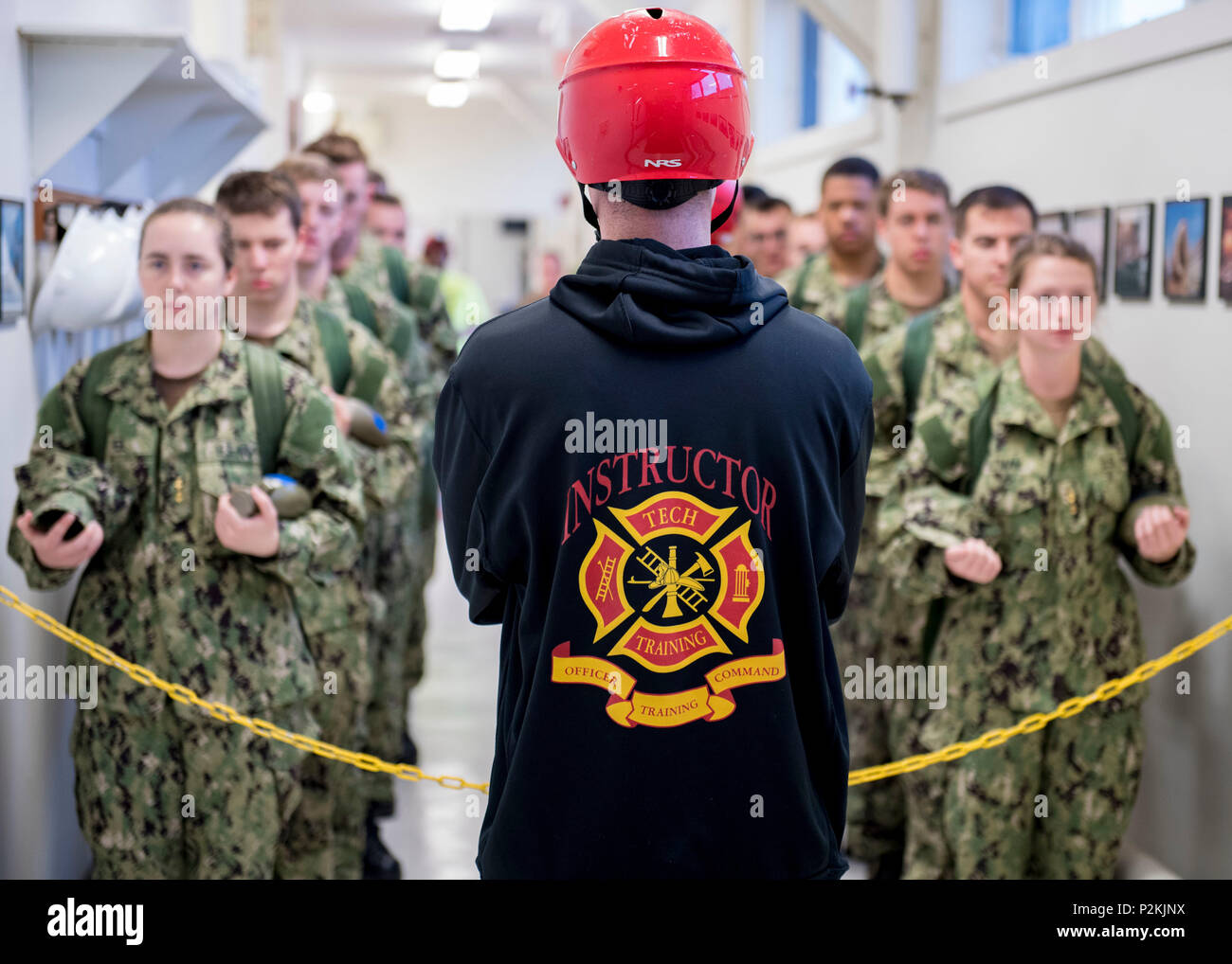 An instructor at damage control hi-res stock photography and images - Alamy