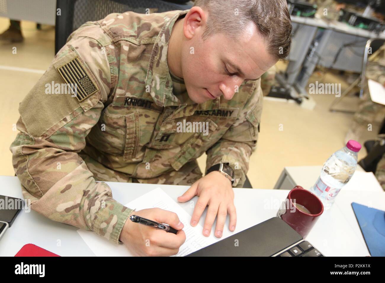 Air defense artillery fire control officer hi-res stock photography and ...