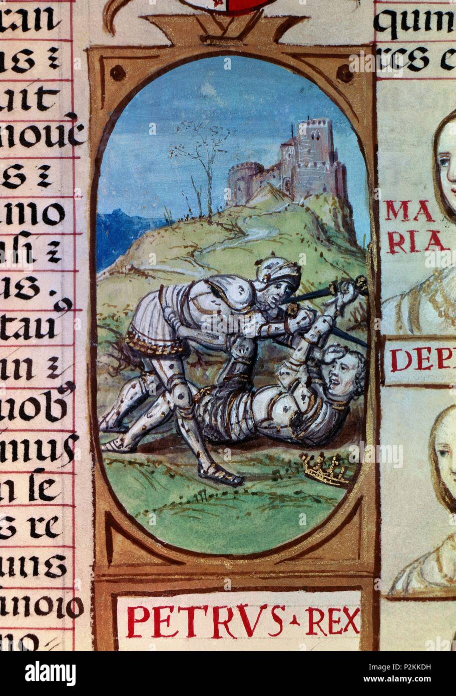 Brawl 14th century hi-res stock photography and images - Alamy