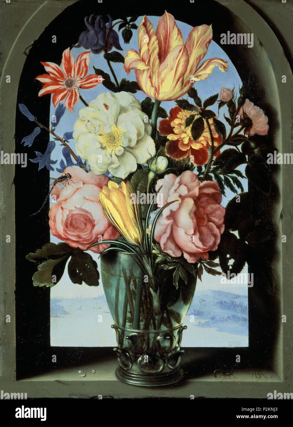 'Bouquet of Flowers', ca. 1620, Oil on oak panel, 23 x 17 cm. Author ...