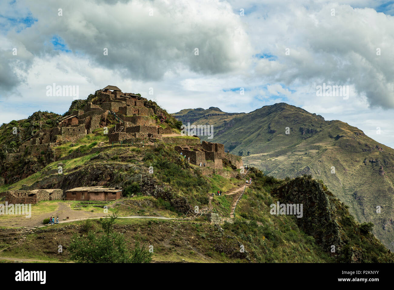 Urban Sector, Pisac Inca Ruins, Pisac, Cusco, Peru Stock Photo - Alamy