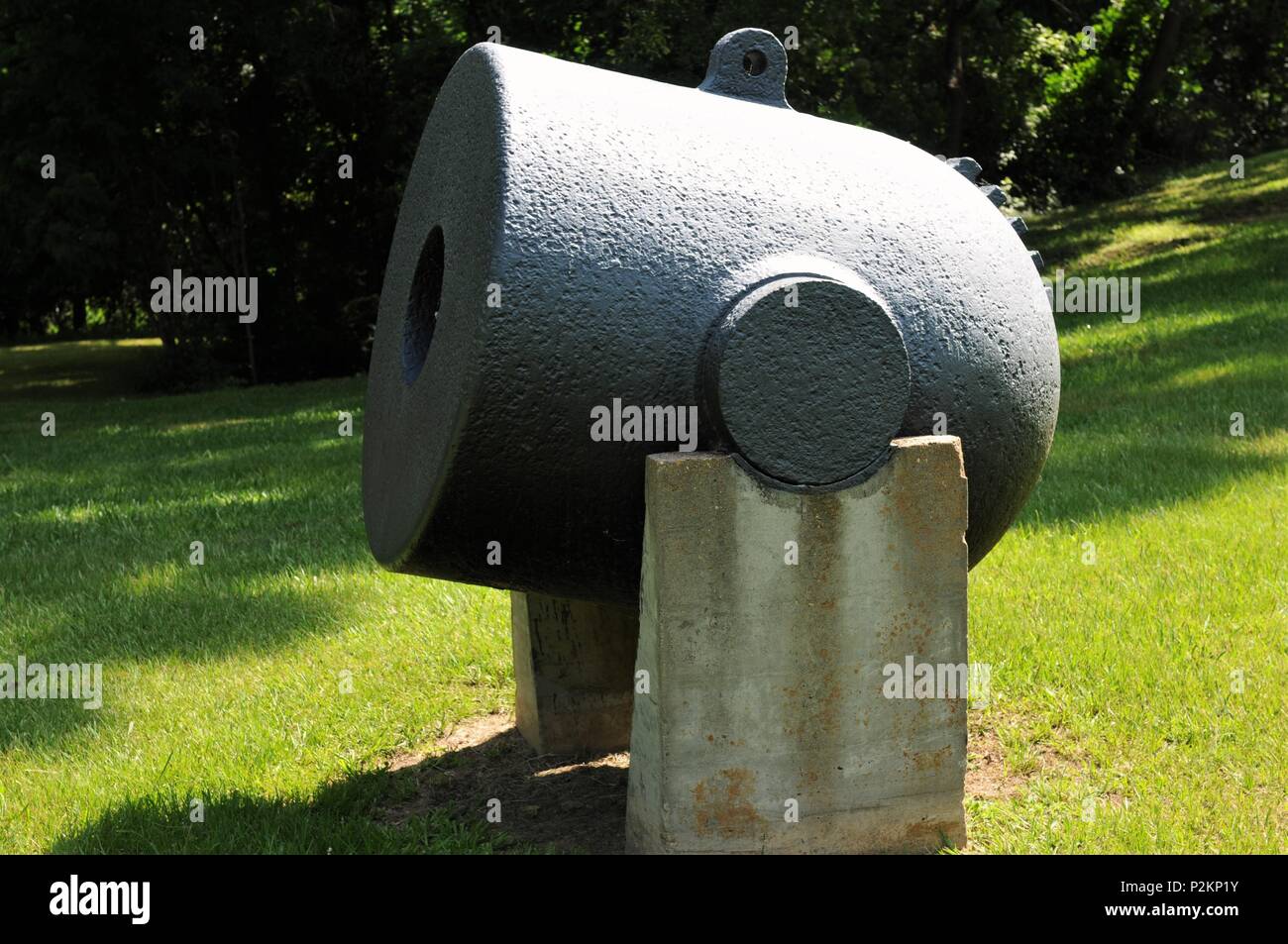 13 inch Union mortar at the Grand Gulf Military Park, used during the ...