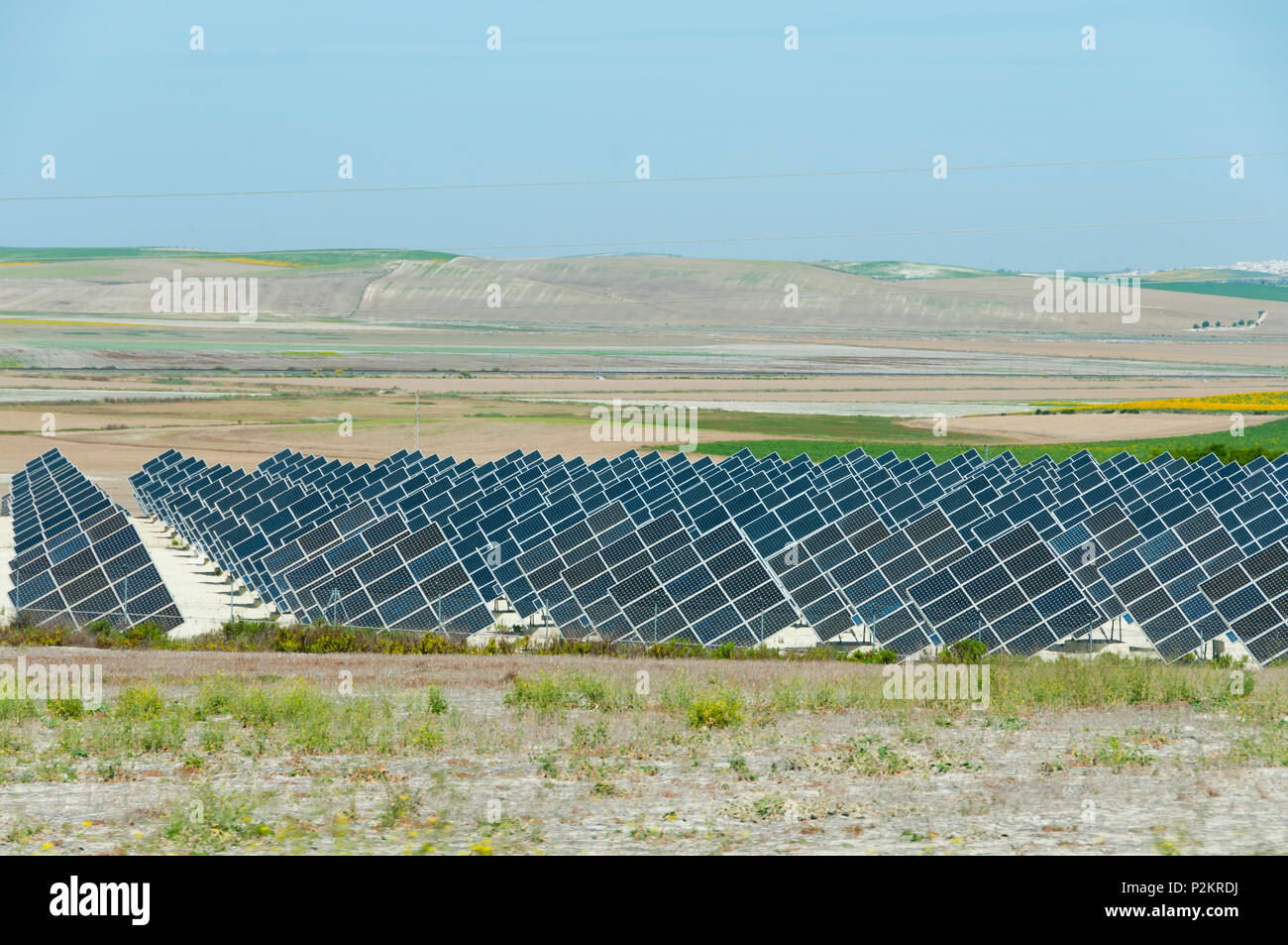 Solar Power Station Stock Photo - Alamy