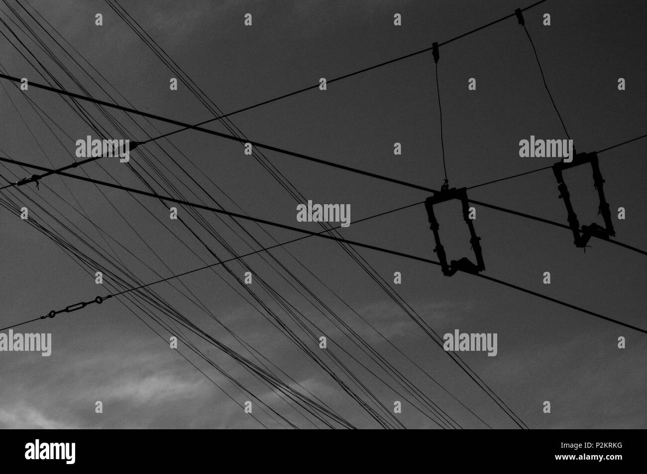 Abstract lines in the sky Stock Photo - Alamy