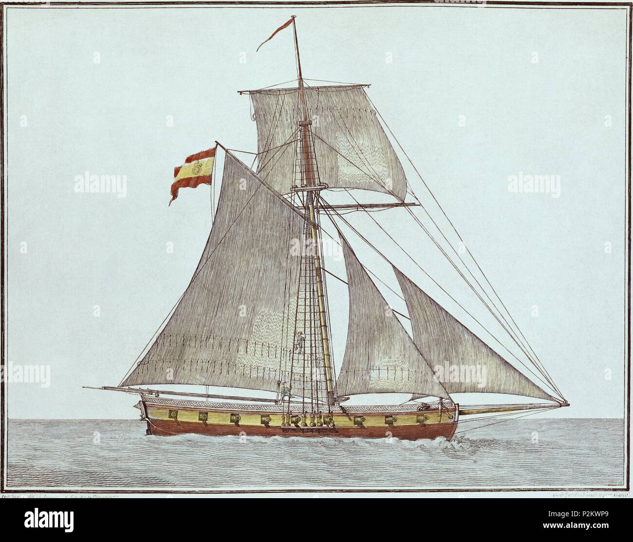 BALANDRA ESPAÑOLA DE 18 CAÑONES. Location: MUSEO NAVAL / MINISTERIO DE ...