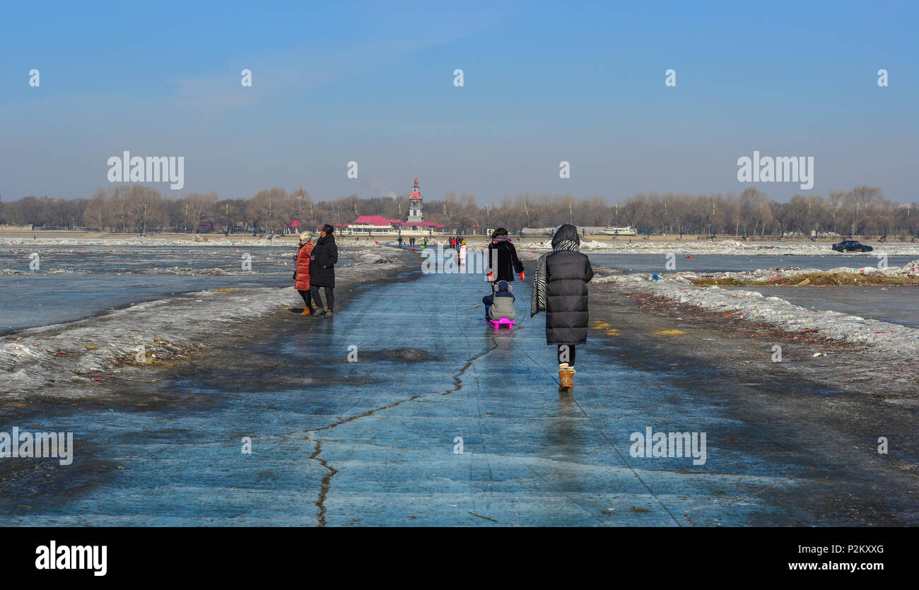 Songhua river bridge hi-res stock photography and images - Alamy