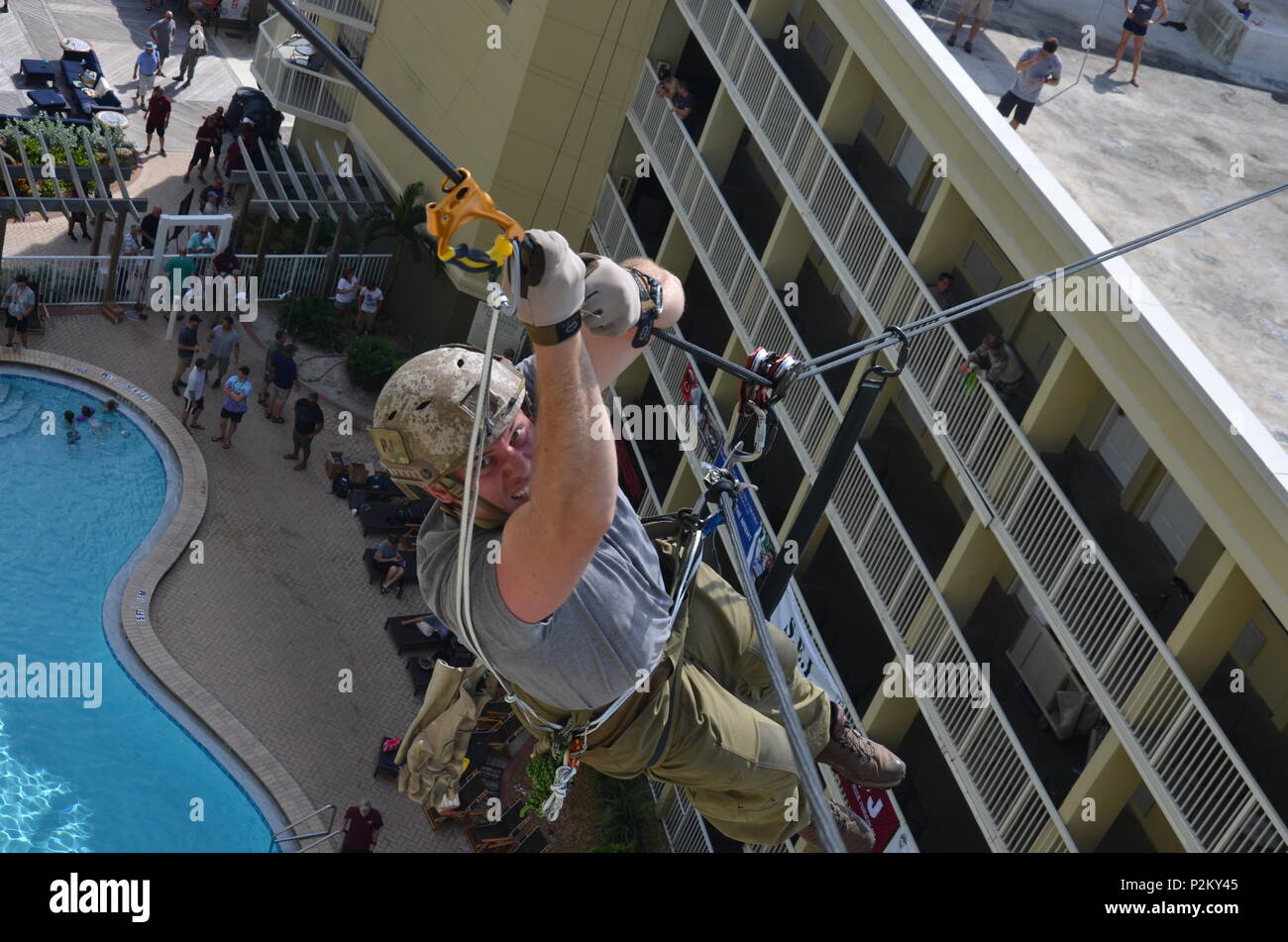 An Air Force Reserve pararescueman (PJ) from the 304th Rescue Squadron ...