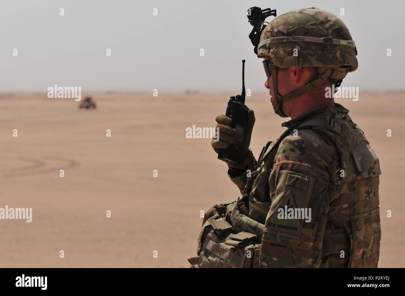 Soldiers from the 3d Armored Brigade Combat Team, 1st Armored Division ...