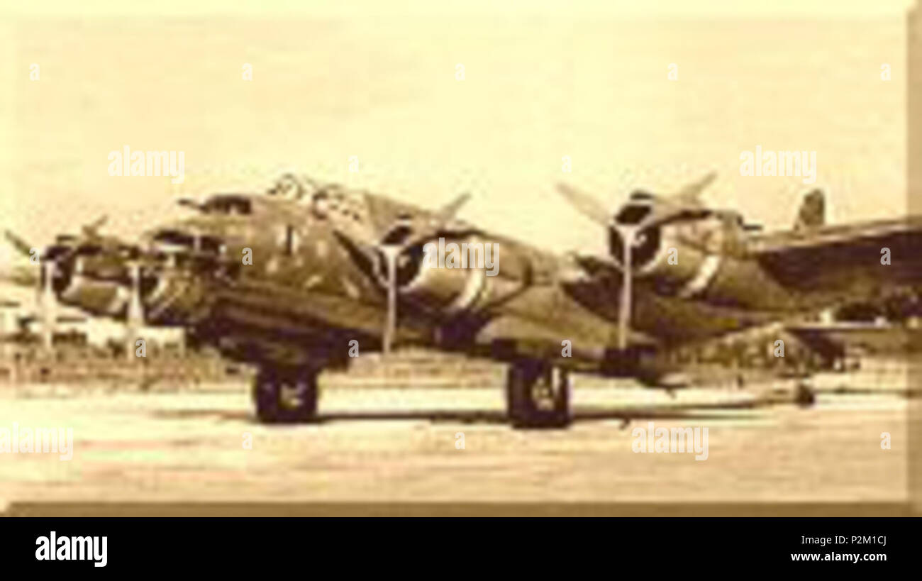 . English: Italian Piaggio P.108 heavy bomber . between 1942 and 1945 ...