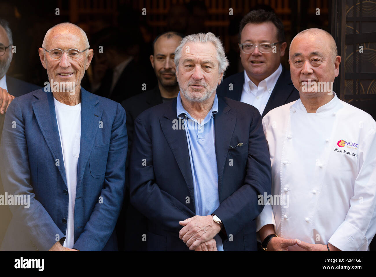 VIP arrivals as Nobu co-founders host traditional Japanese sake ...