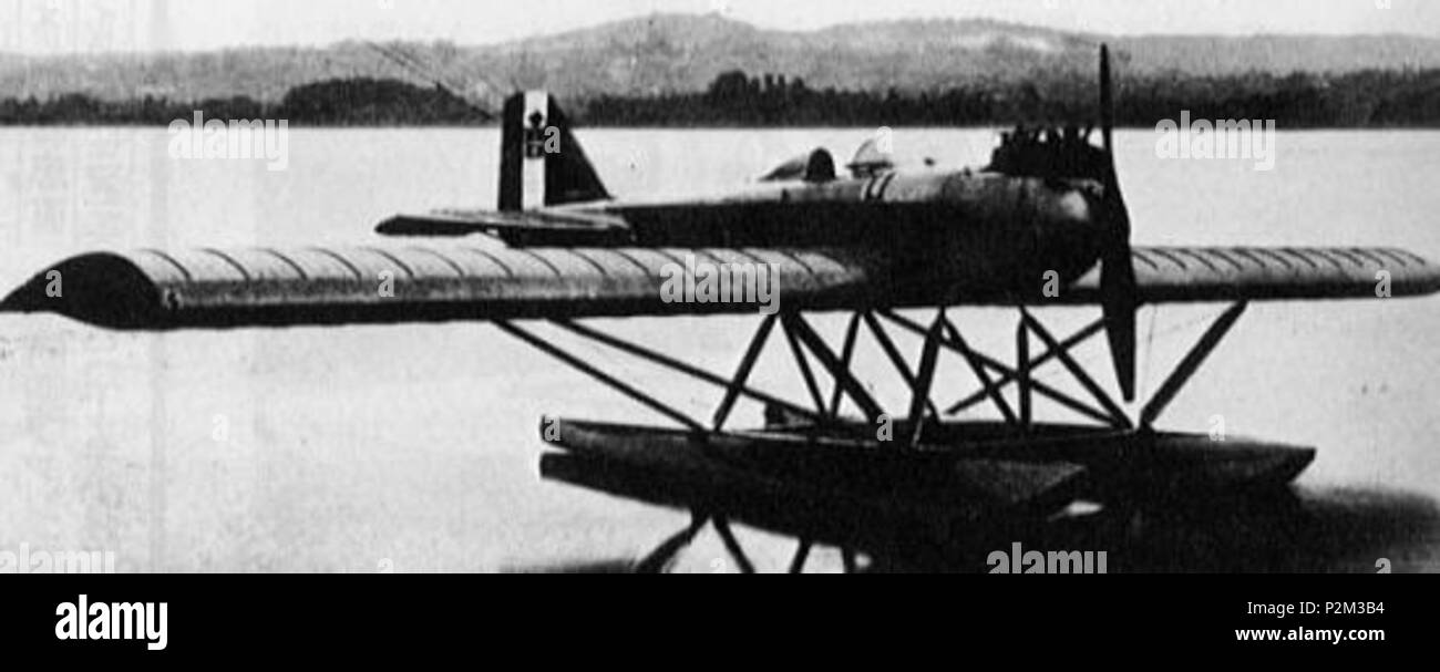 . English: Italian Macchi M.53 reconnaissance floatplane . ca. late ...