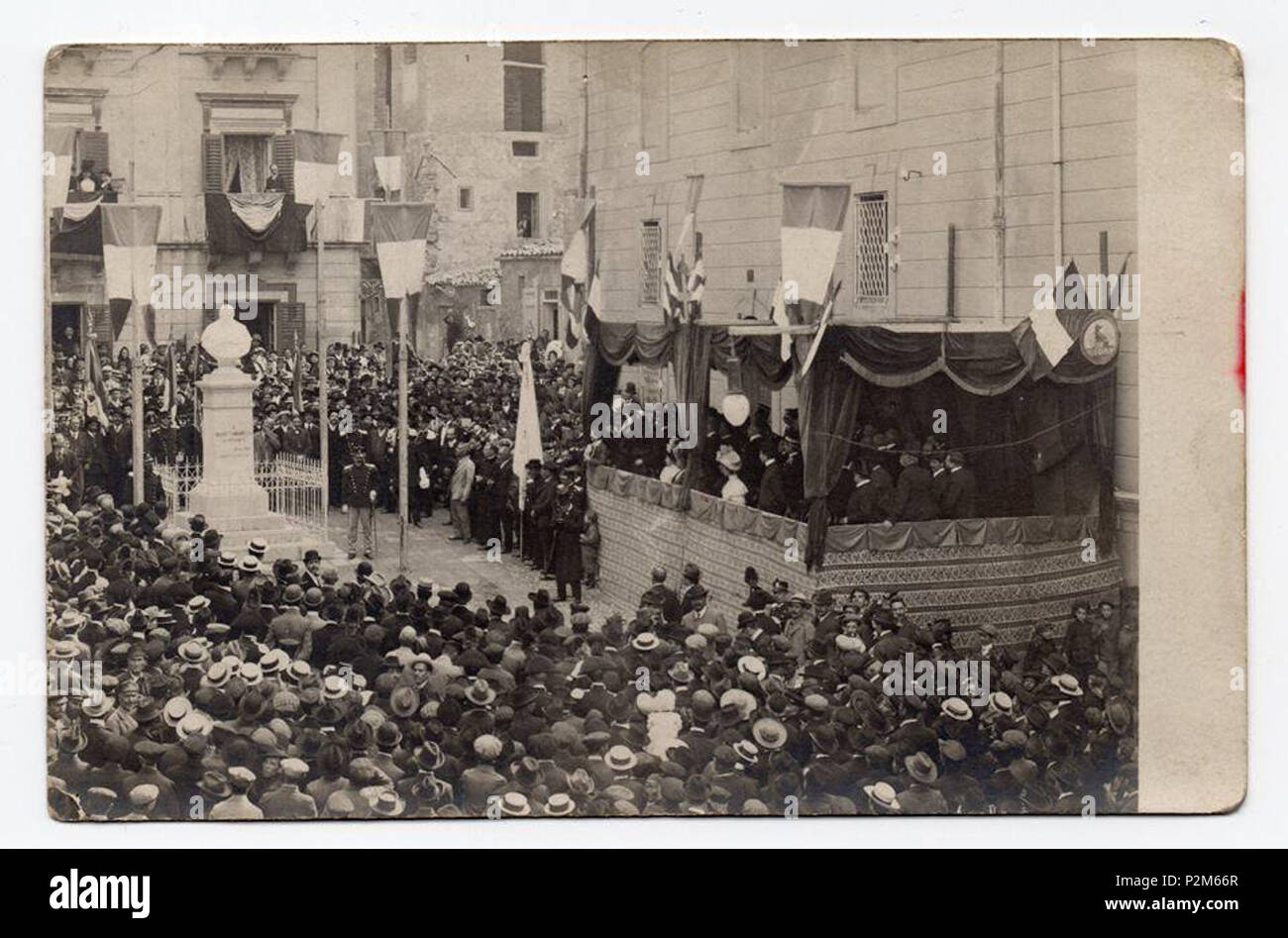 . Italiano: Monumento a M. Tumminelli, il 27 settembre 1908 il giorno ...