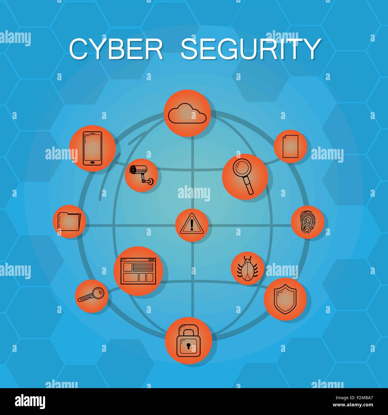 Cybersecurity icons Stock Vector Images - Alamy