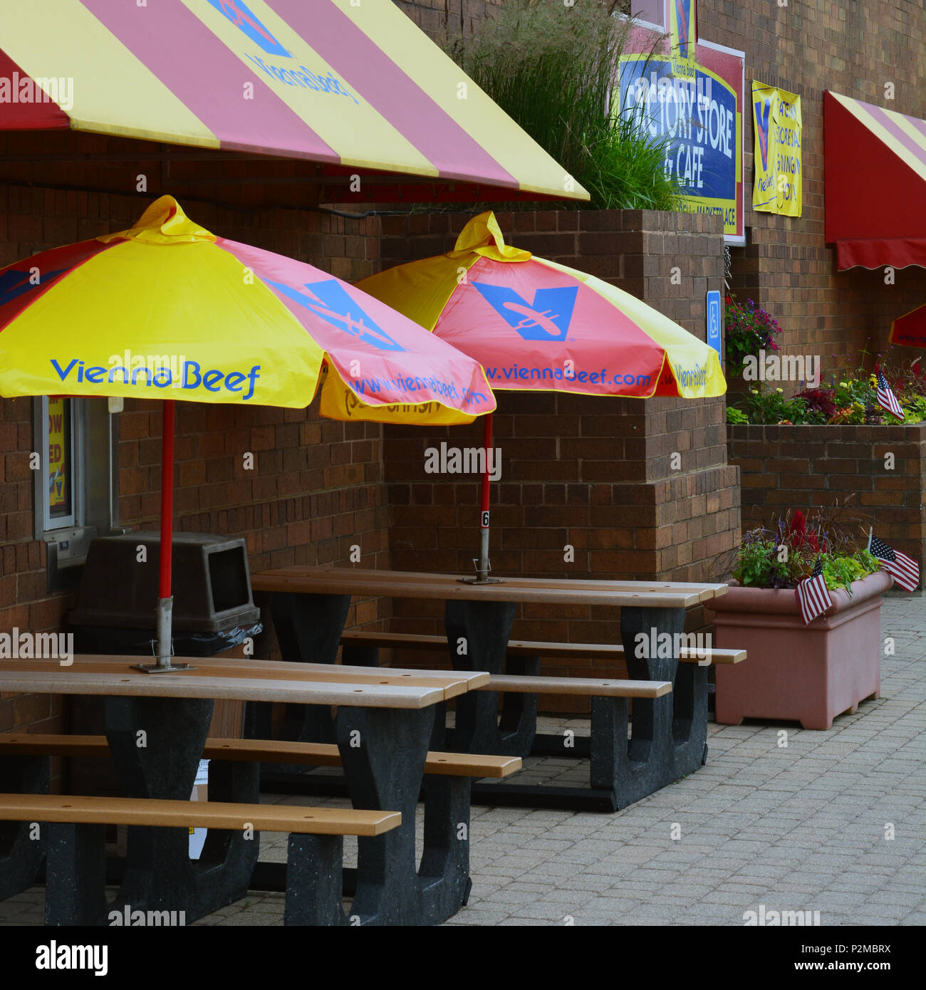 The north side Chicago corporate headquarters for Vienna Beef includes ...