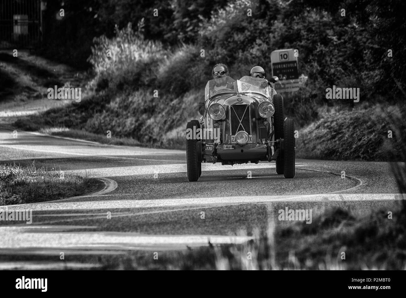 PESARO COLLE SAN BARTOLO , ITALY - MAY 17 - 2018 : SALMSON GS 8 GD ...