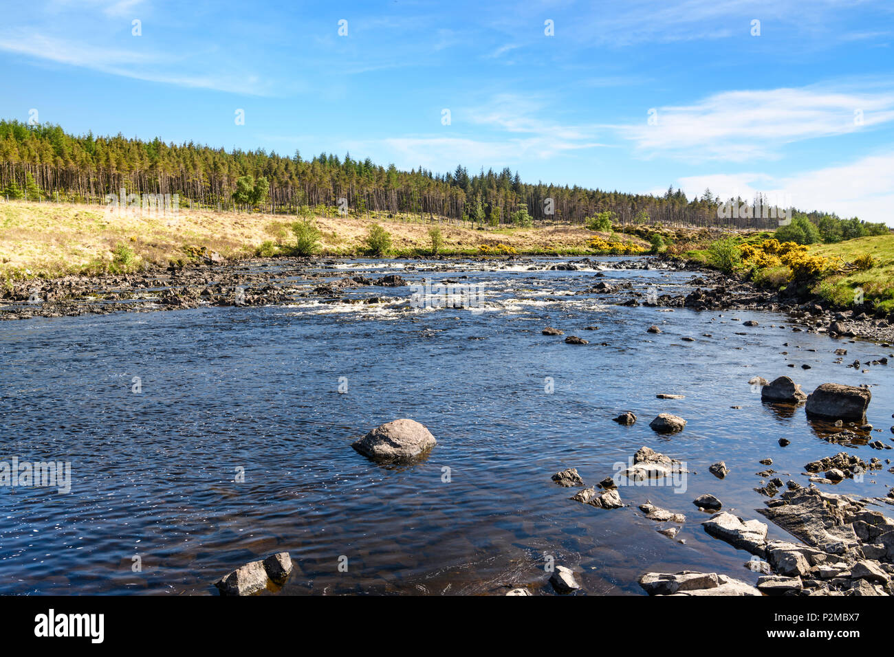 The River Naver in Sutherland, Scotland. 27 May 2018 Stock Photo - Alamy