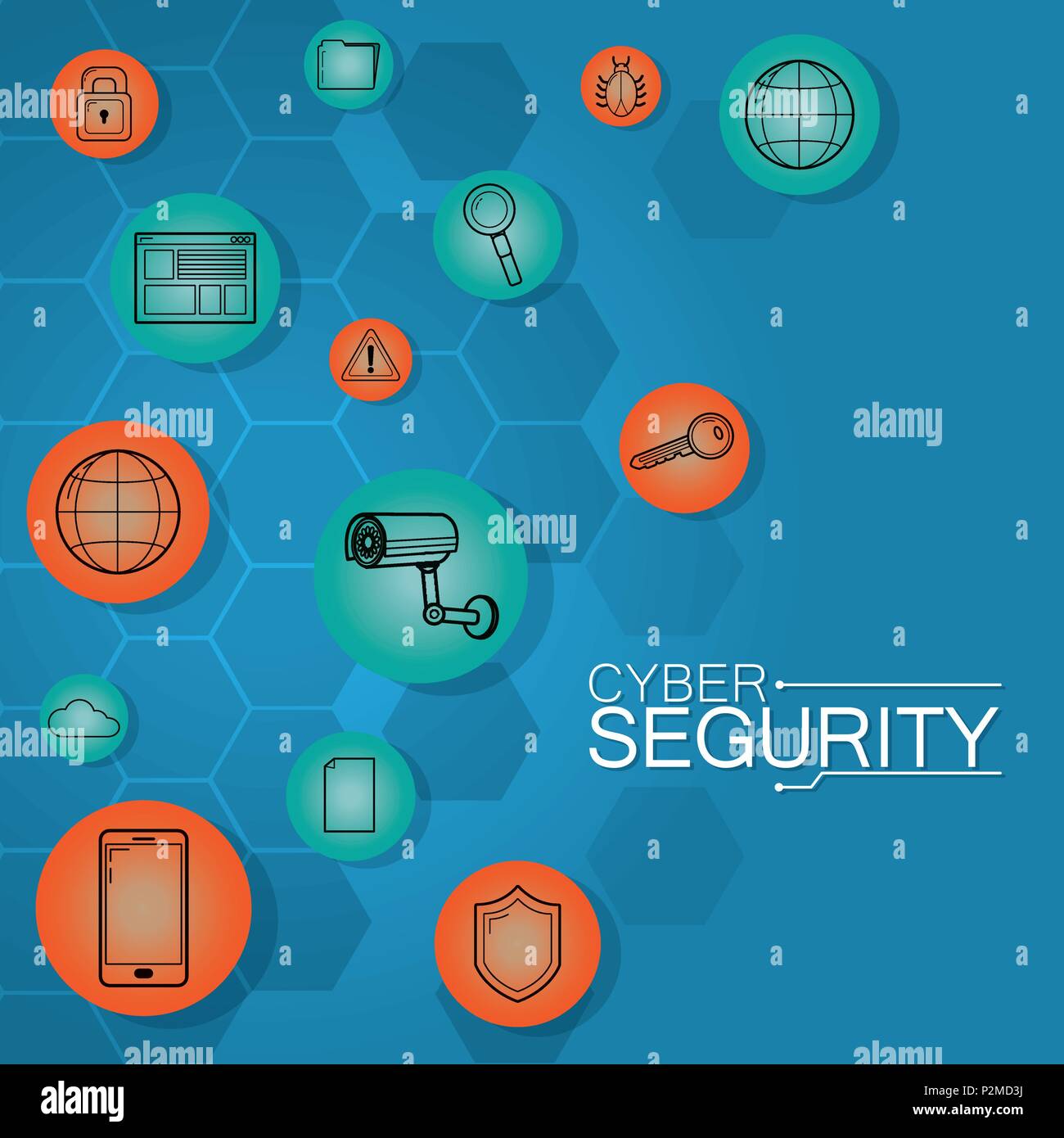 Cyber security icons Stock Vector Image & Art - Alamy