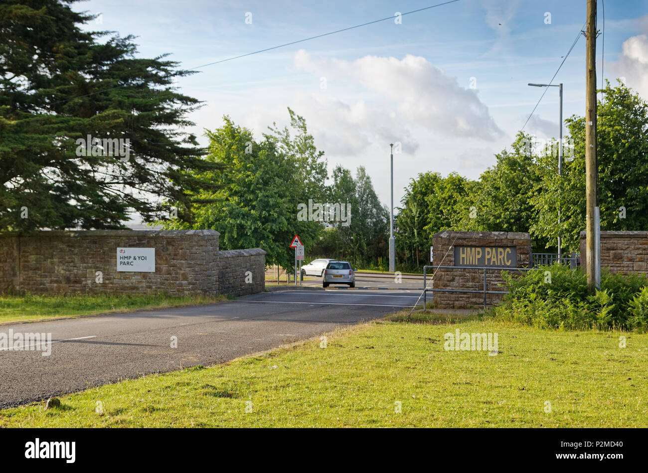 COPY BY TOM BEDFORD Pictured: HMP Parc Prison in Bridgend, Wales, UK ...