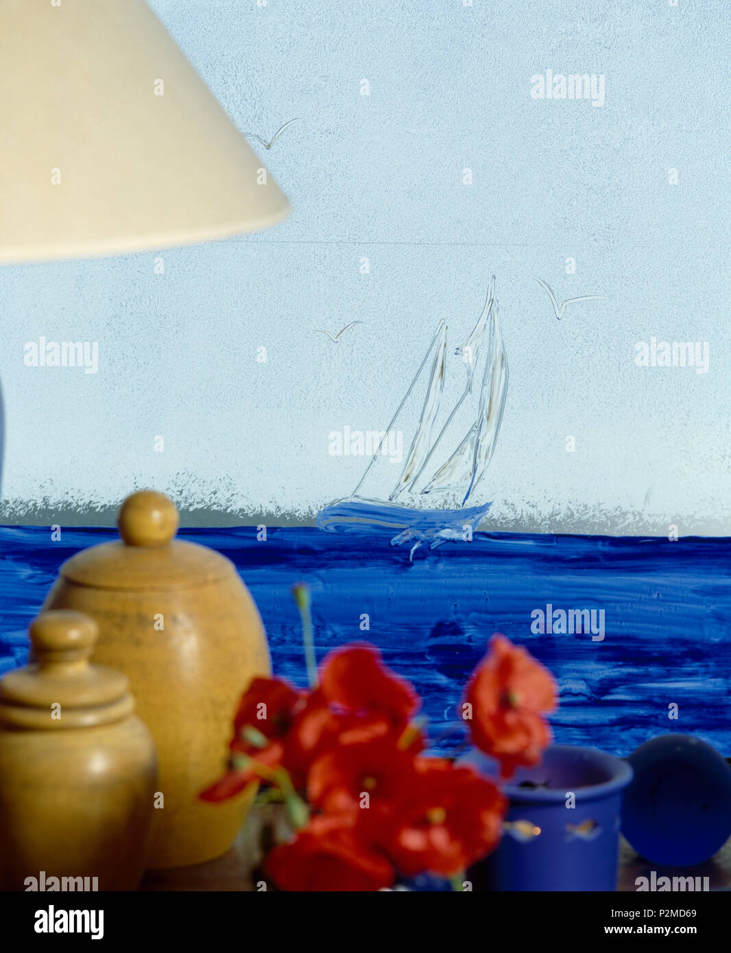 Seaside mural hi-res stock photography and images - Alamy