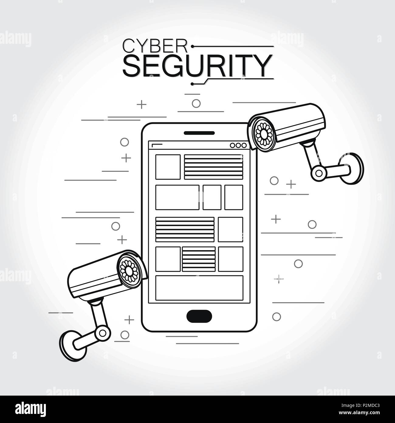 Surveillance cyber Stock Vector Images - Alamy