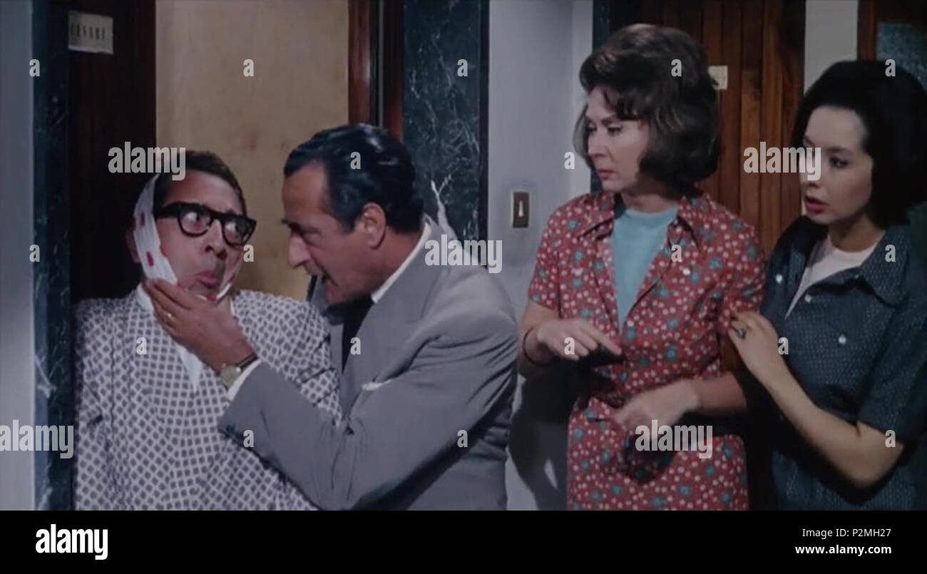 . A scene of the Italian film La ballata dei mariti . 1963. Fabrizio ...